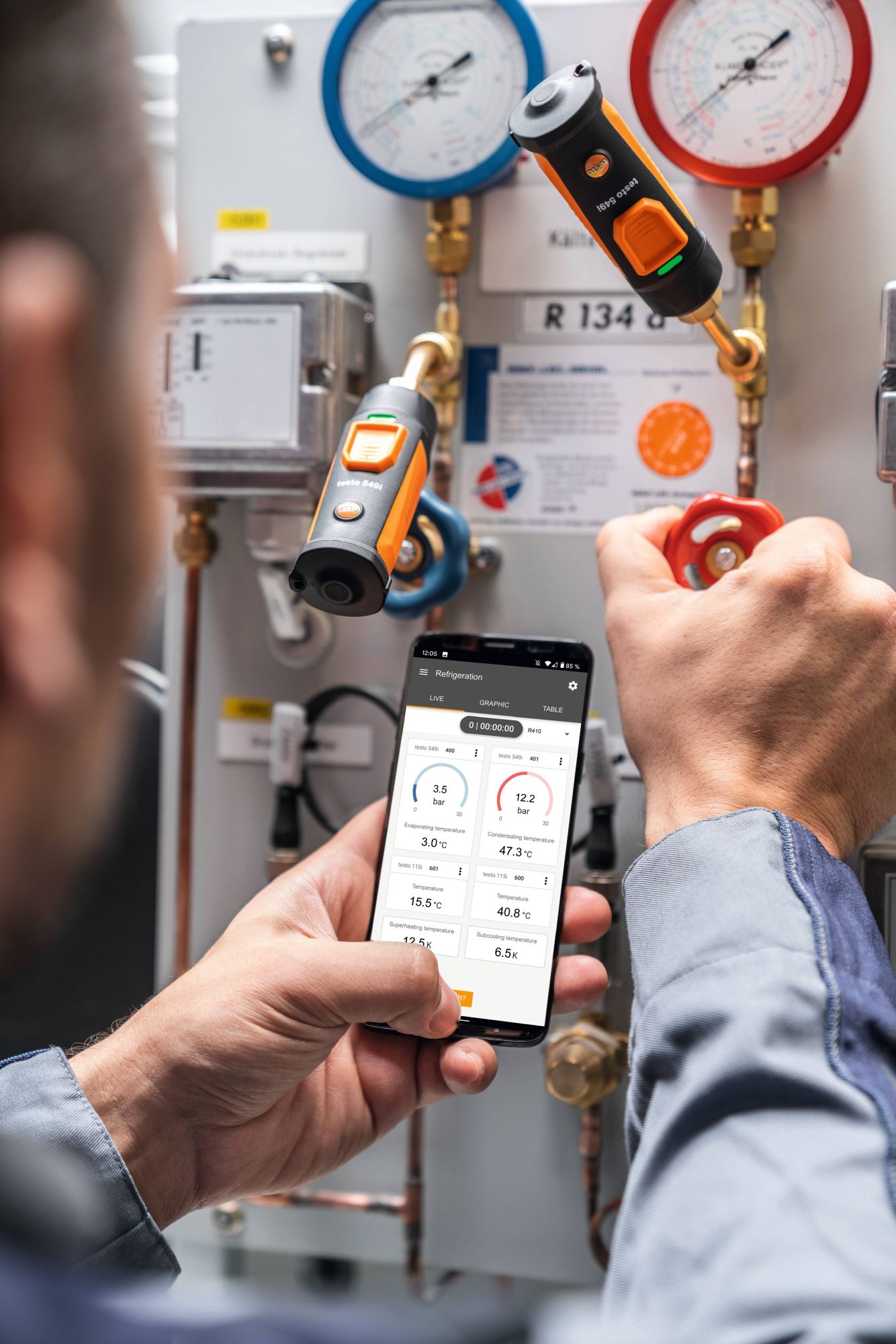 Testo 549 i – High-pressure gauge operated via smartphone - PT Abadi ...